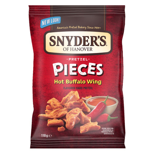 Snyder's Pretzel Pieces Hot Buffalo Wing (10 x 110g ...